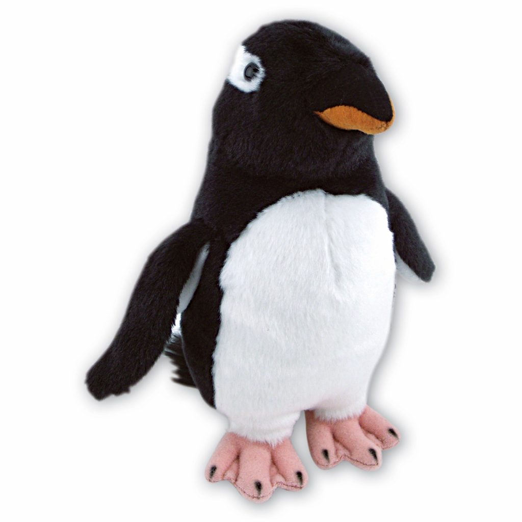 Standing Gentoo Penguin with Beans | Birds Toys UK