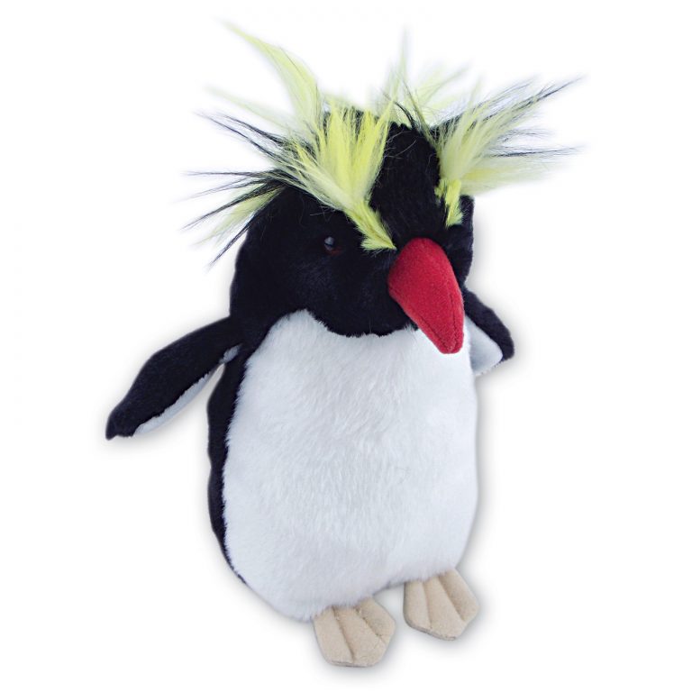 Standing Rockhopper Penguin with Beans | Birds Toys UK