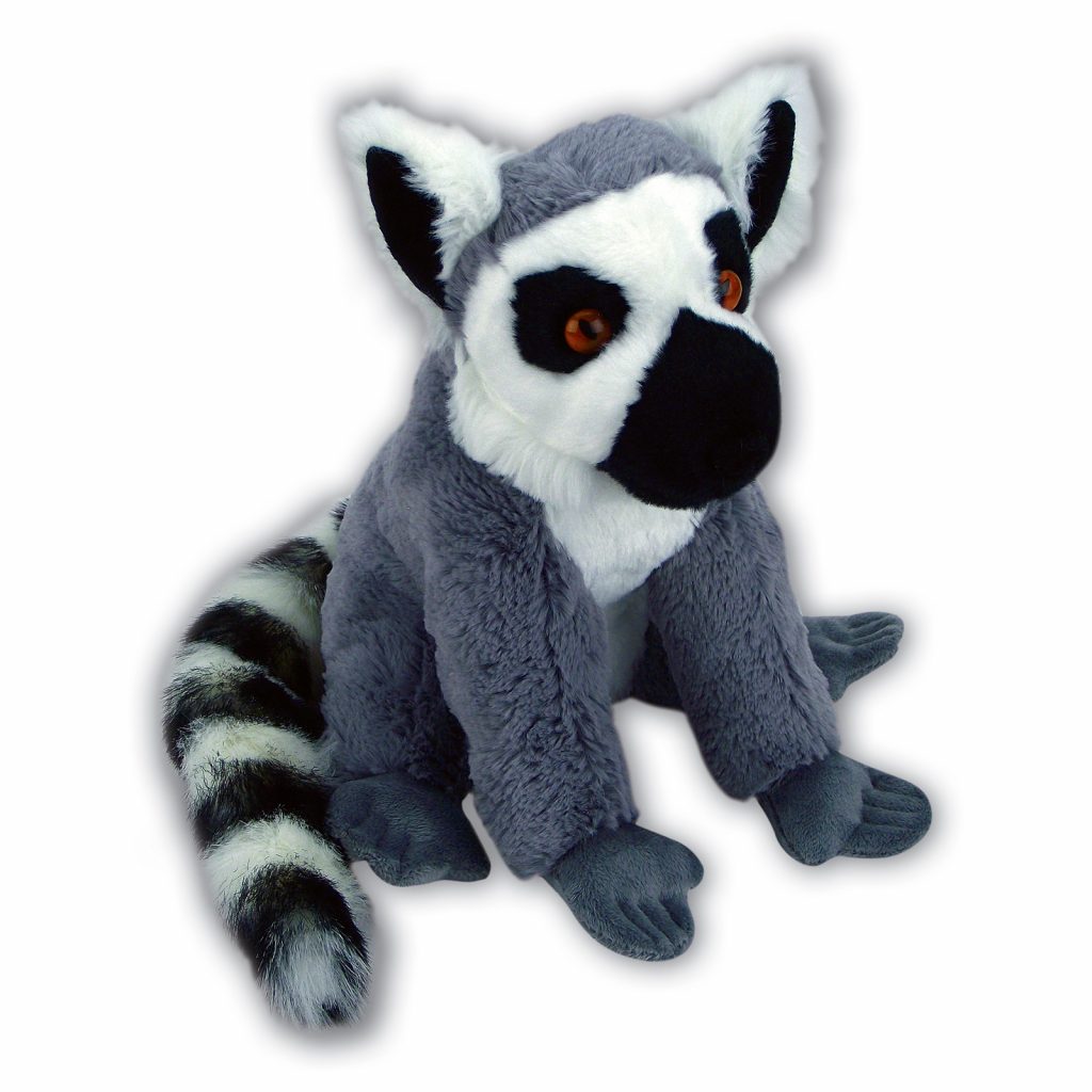 Sitting Ringtail Lemur with Beans | Wildlife Toys UK